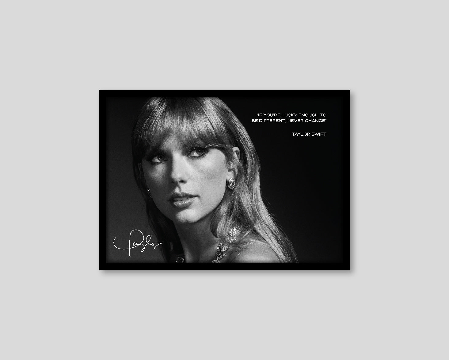 Taylor Swift Inspirational Quote Print
