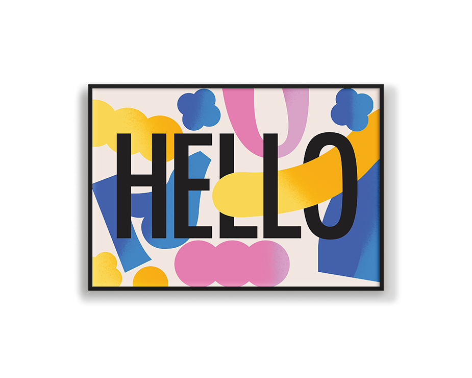 Hello Landscape - Modern Wall Art Australia