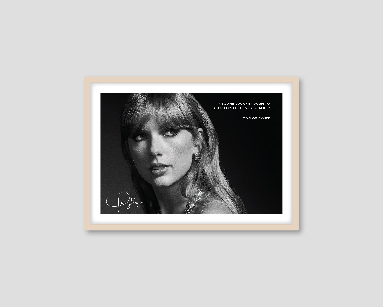 Taylor Swift Inspirational Quote Print