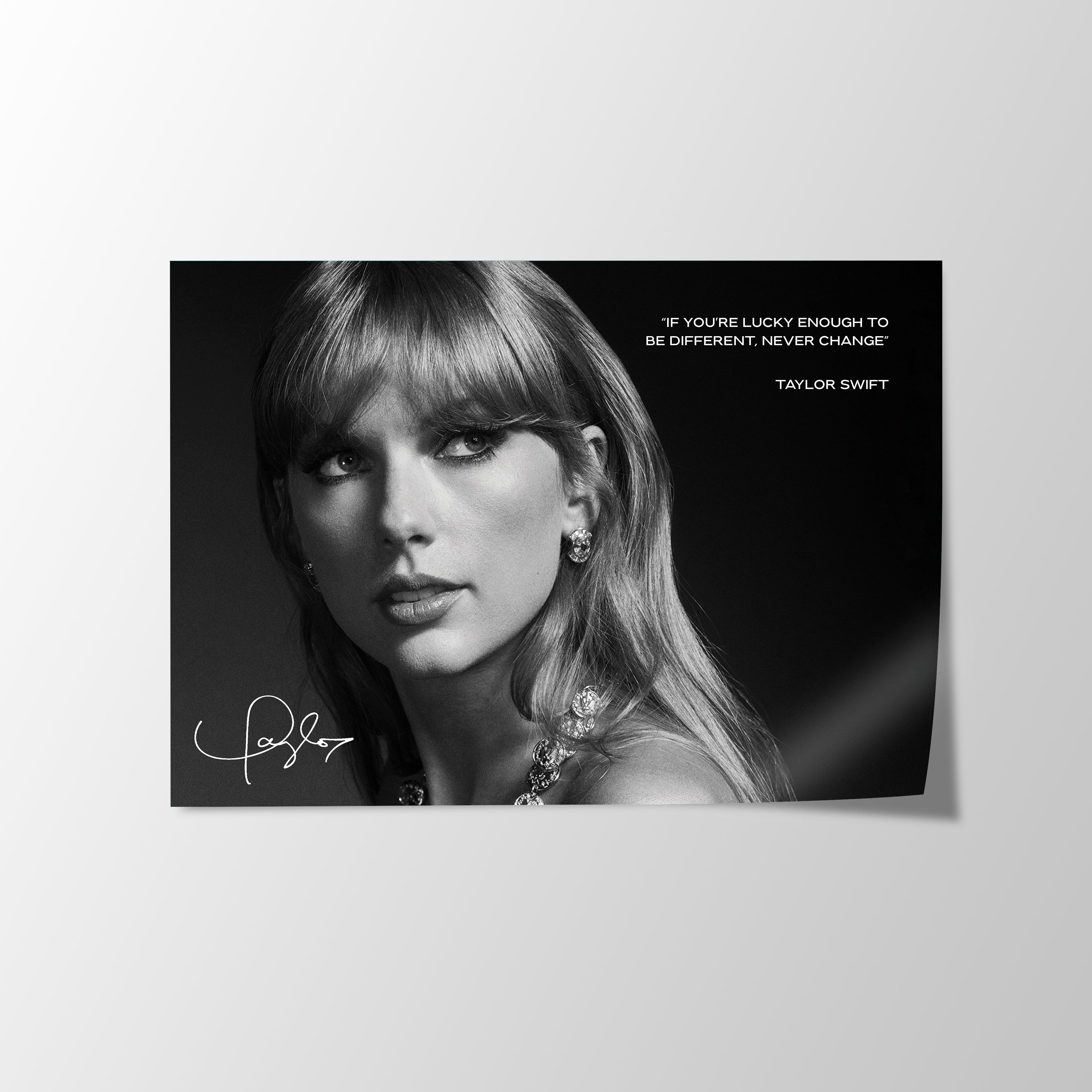 Taylor Swift Inspirational Quote Print
