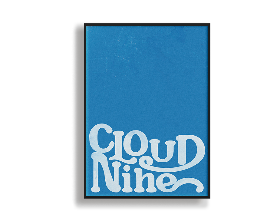 Cloud Nine Portrait - Modern Wall Art Australia