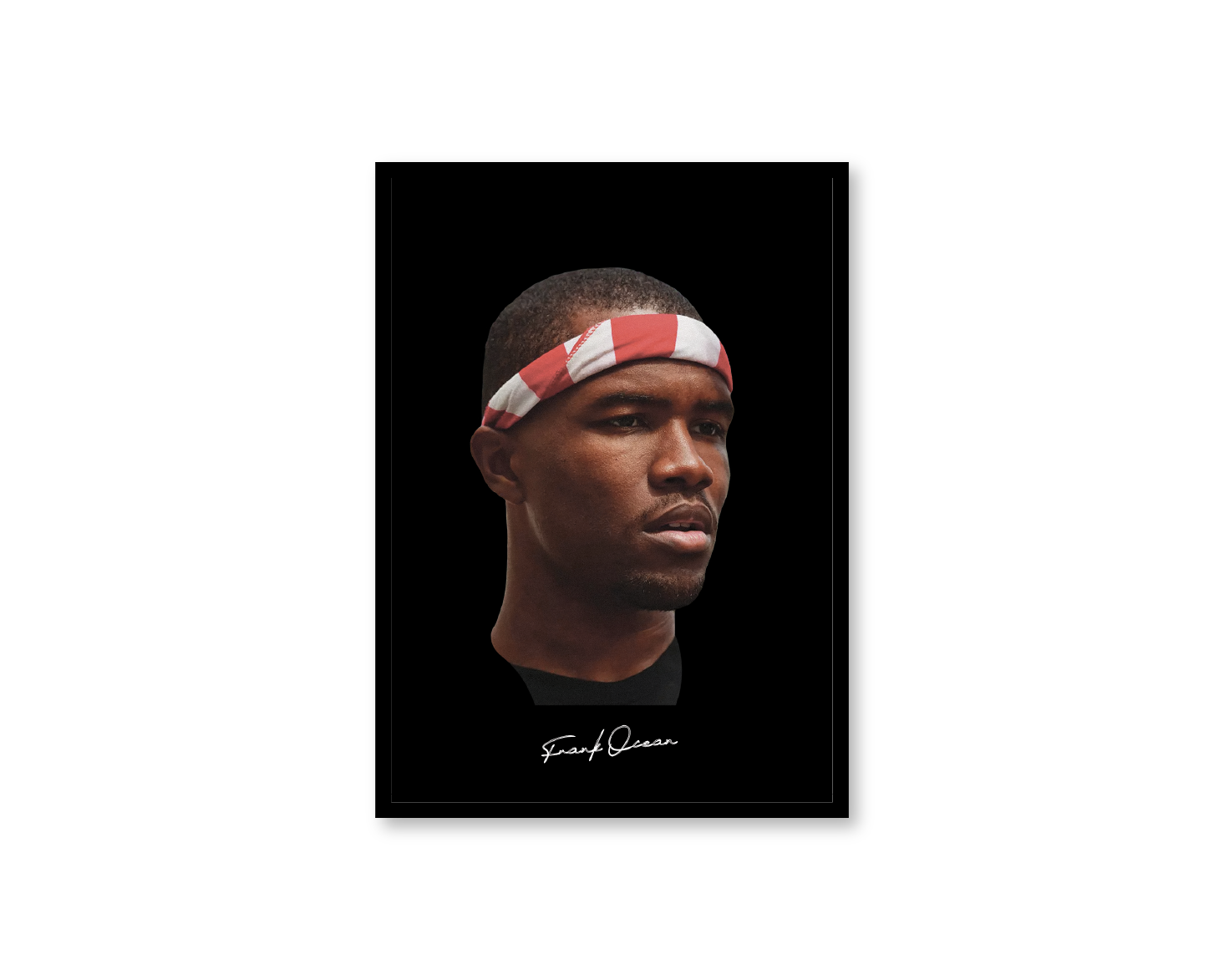 Big Head Retro Frank Black Portrait - Modern Wall Art Australia