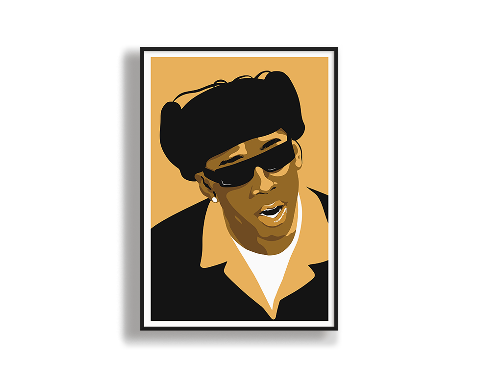 Tyler the Creator Illustrated Portrait Print