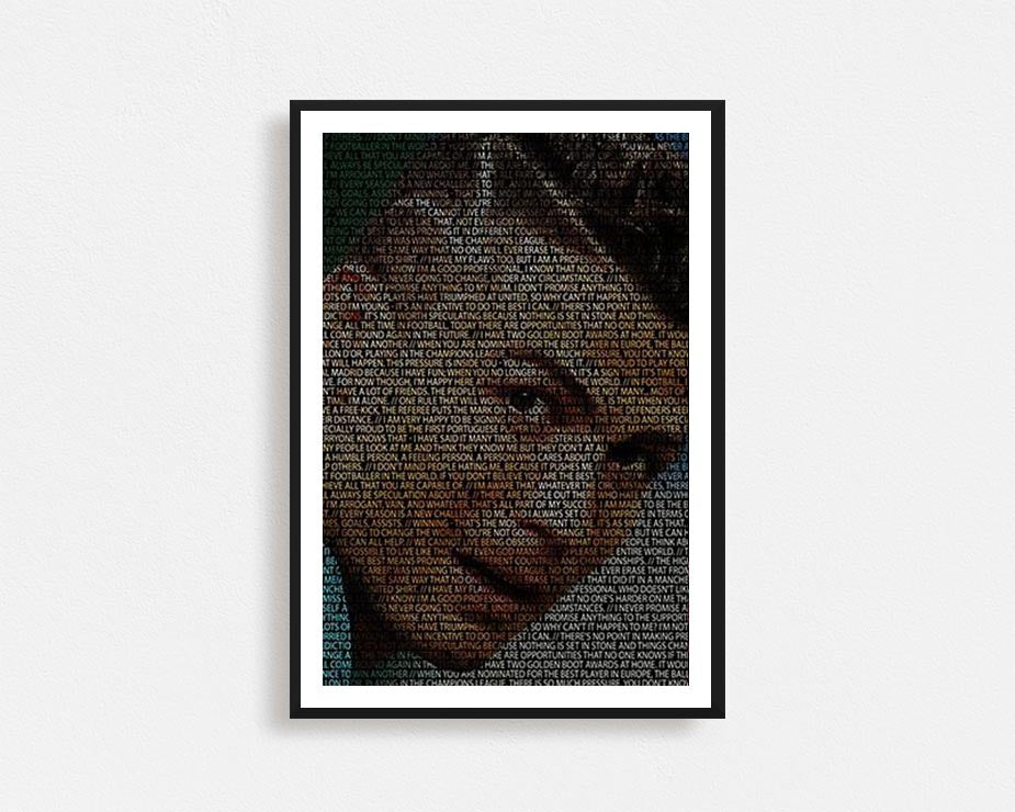 Cristiano Ronaldo Typography