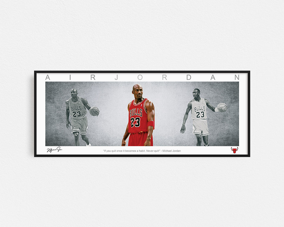 Michael Jordan Wings Framed Poster