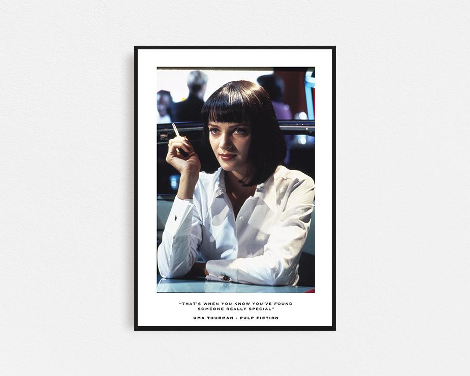 Pulp Fiction Uma Thurman Movie Frame